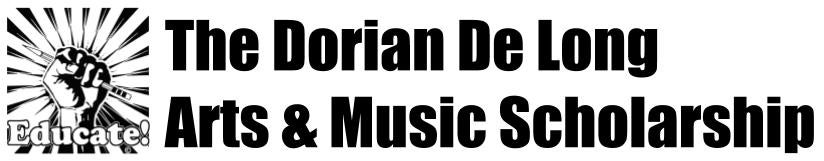 Dorian De Long Arts and Music Scholarship logo